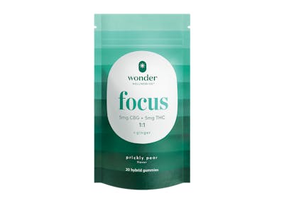 Wonder Wonder | Gummies | Focus | Prickly Pear + Ginger | 200mg ...